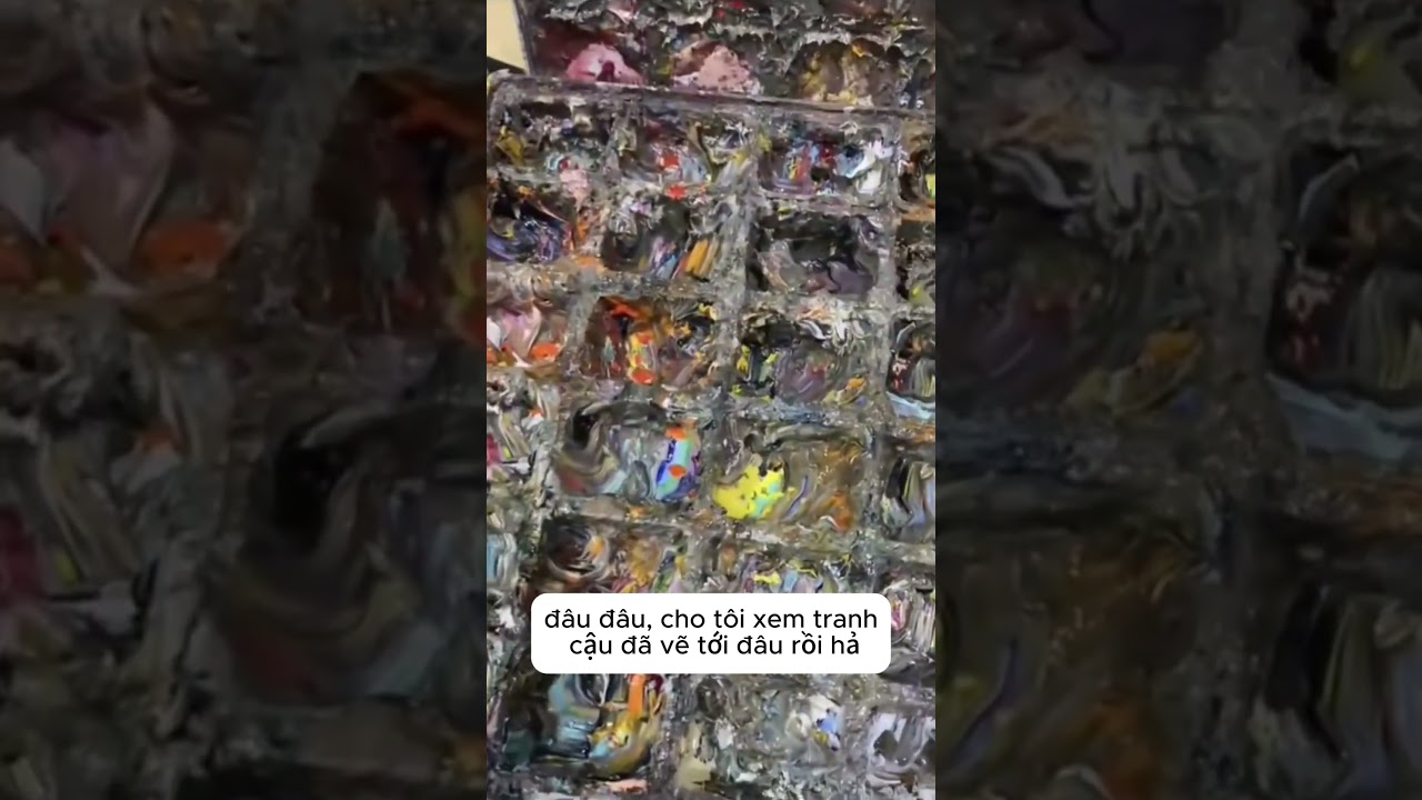 ✨✏️Khi hoạ cụ ở bẩn nhưng tranh vẽ thì như thế nào