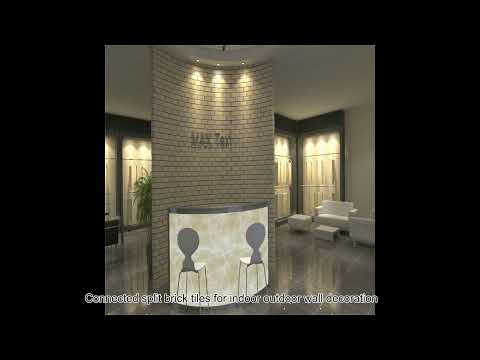 1000*550mm big size connected split brick tile for indoor outdoor wall decoration
