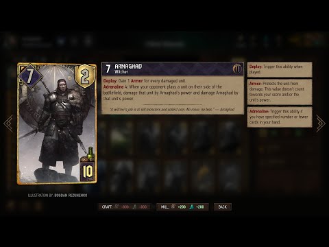 Steam Community :: Video :: Gwent Arnaghad Hard Carry