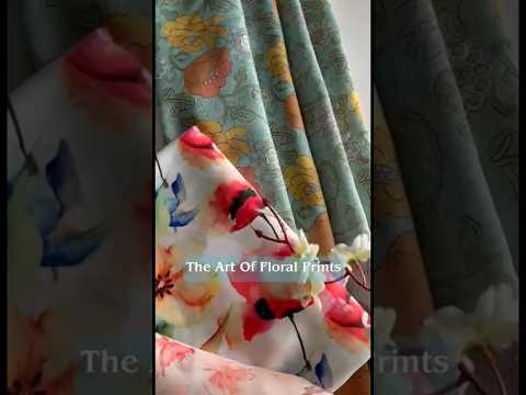 Floral print fabrics must have in this season. #symplicoprints #fashion #fabricprinting
