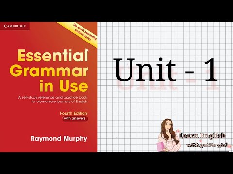 #Essential Grammar in use (Unit -1)... Elementary level