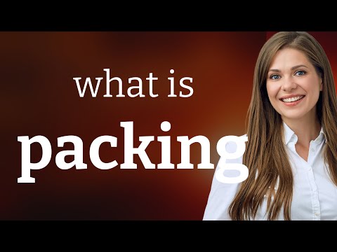 Packing • definition of PACKING