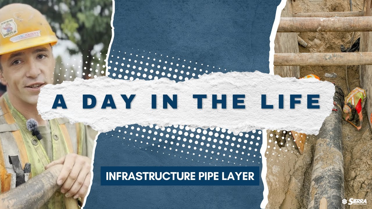 A Day in the Life | Pipe Layer | Sierra Construction