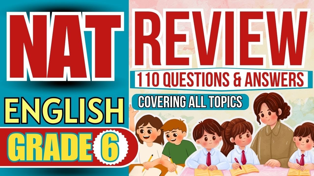 English National Achievement Test  Grade 6 #NAT Review Questions