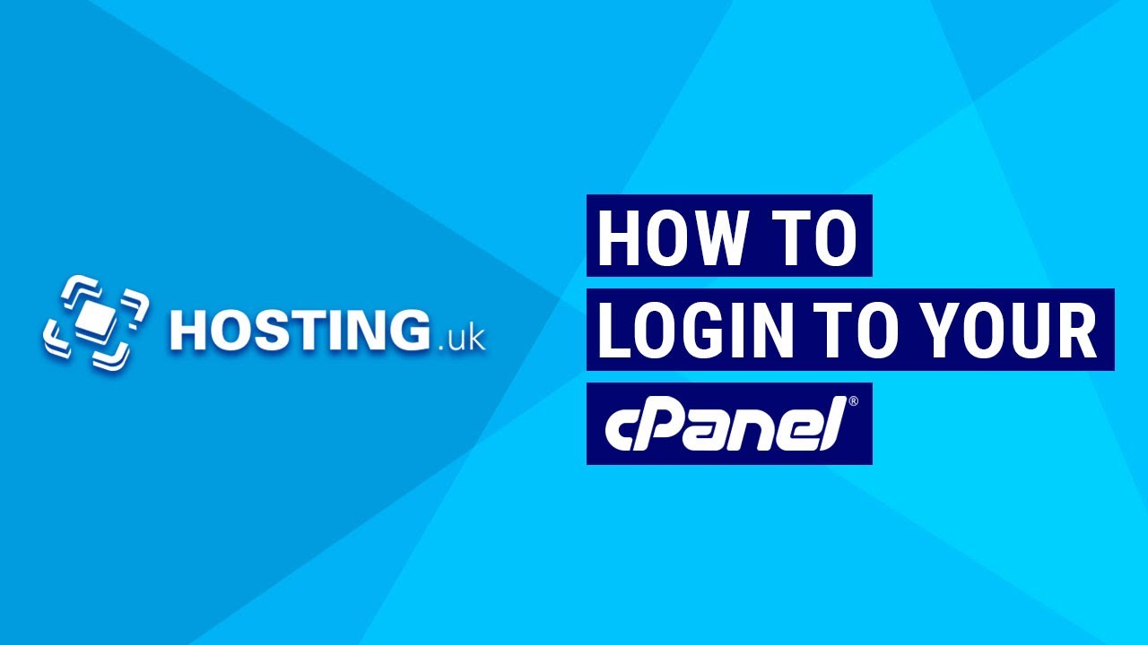 How to access/login to your cPanel | Hosting.uk