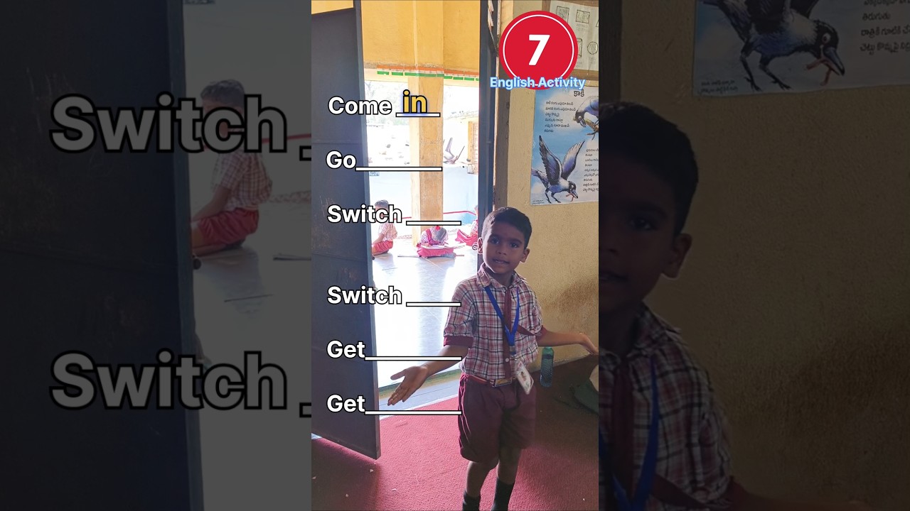 English Activity - 7 | Phrasal Verbs | Easy English |Teacher Innovation Ideas #phrasalverbs #english