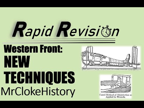 GCSE History Rapid Revision: WWI New Medical Techniques