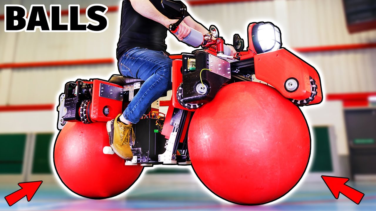 This Crazy Self-Balancing Bike Rides on Giant Equilibrium Balls Instead ...