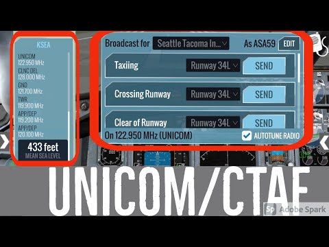 UNICOM/CTAF ON X-PLANE MOBILE! + AIRPORT INFO| ATC update | Second step towards ATC!