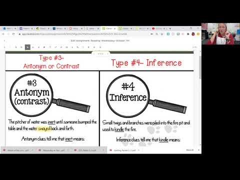 Reading Skill: Context Clues (Antonyms & Inferences)