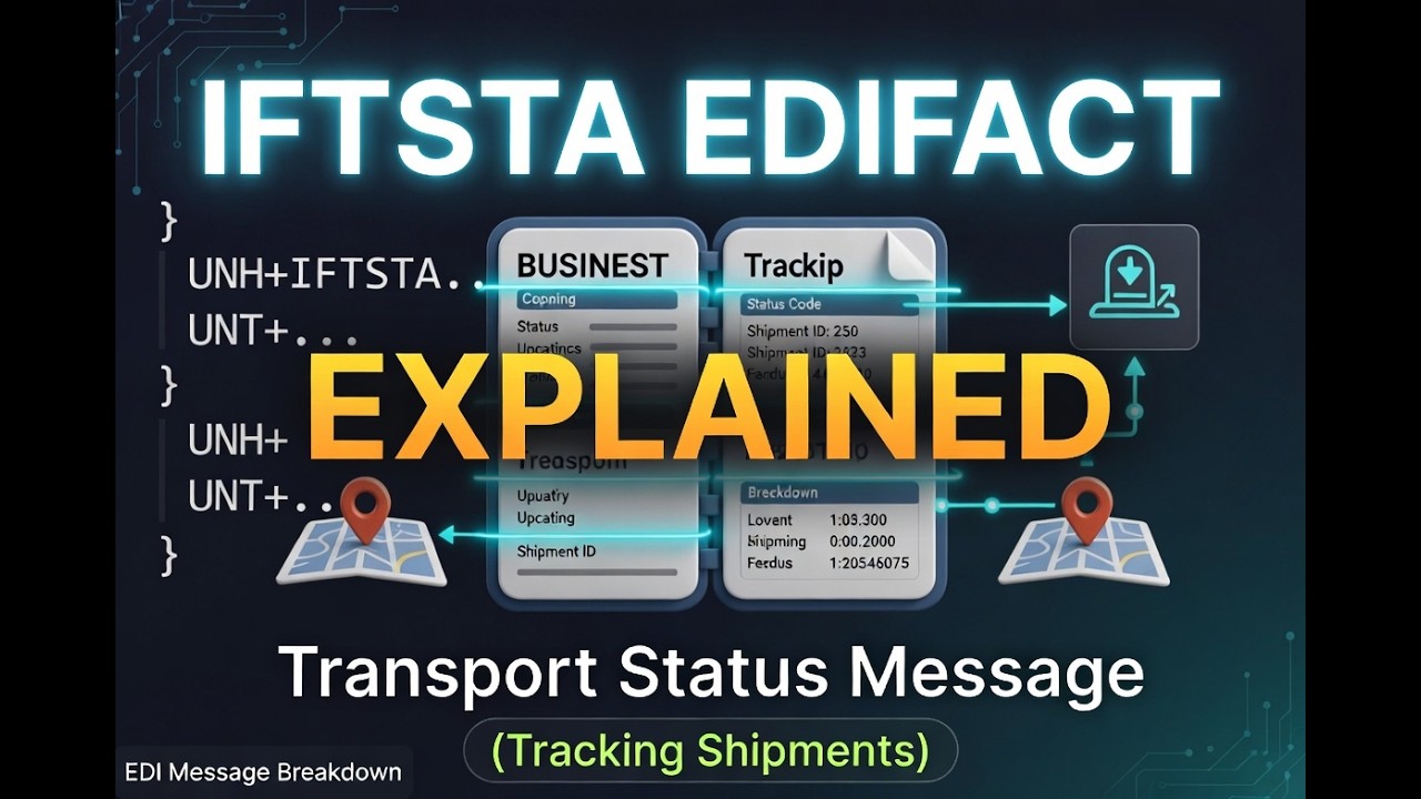 IFTSTA EDIFACT Explained | Transport Status Message (Tracking Shipments)