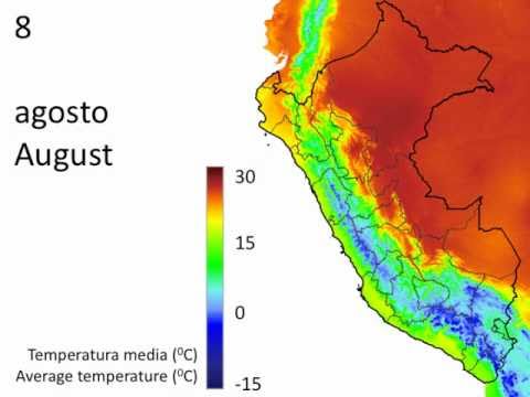 Perú: mapas del clima / climate maps