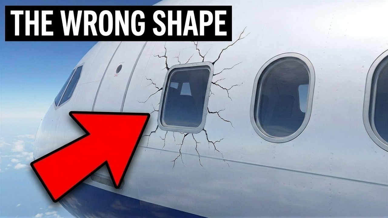 Why Square Windows Almost Destroyed Commercial Aviation