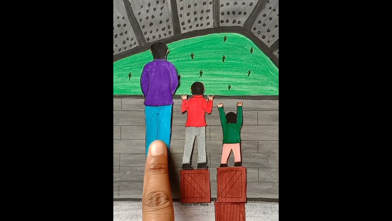 Equal rights 📝or fair justice ⚖️  #art #equality #shorts