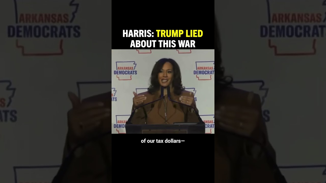 Kamala Harris SLAMS Trump's lies about having 