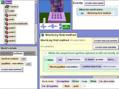 Alice Programming - List Searches