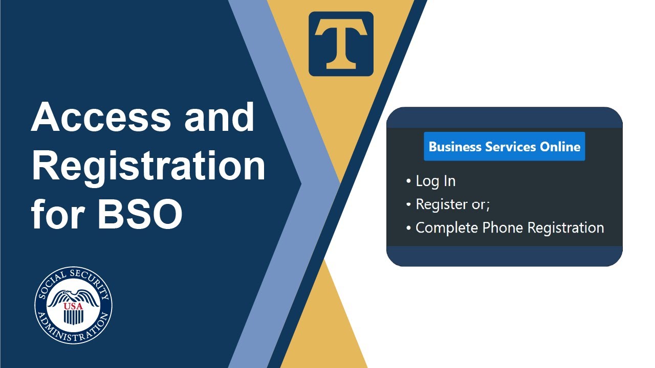 Access and Registration for BSO