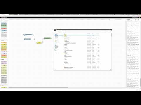 node red flow export import