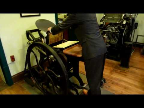 Letterpress Printing - Gentleman's Gazette