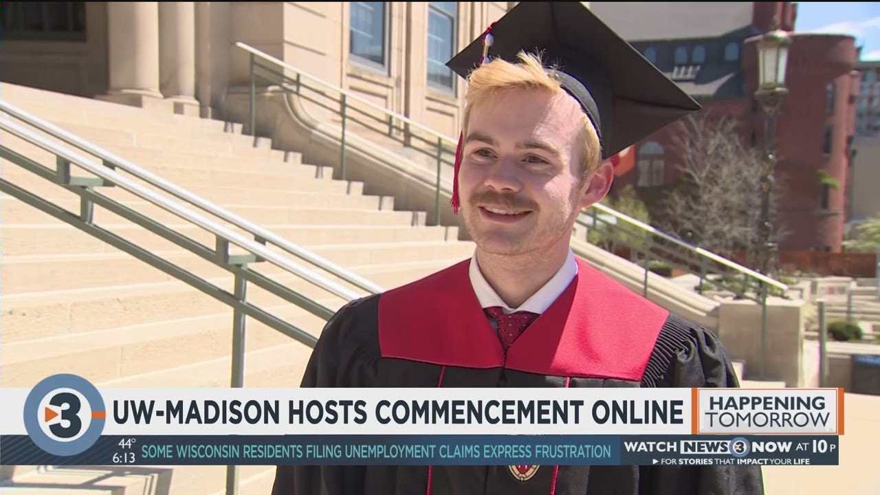 UW-Madison hosts commencement online