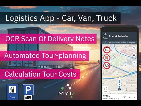 MyTransport One: The Mighty Route Planner App for Cars & Trucks [Address Scan, Parking, Fuel Prices]