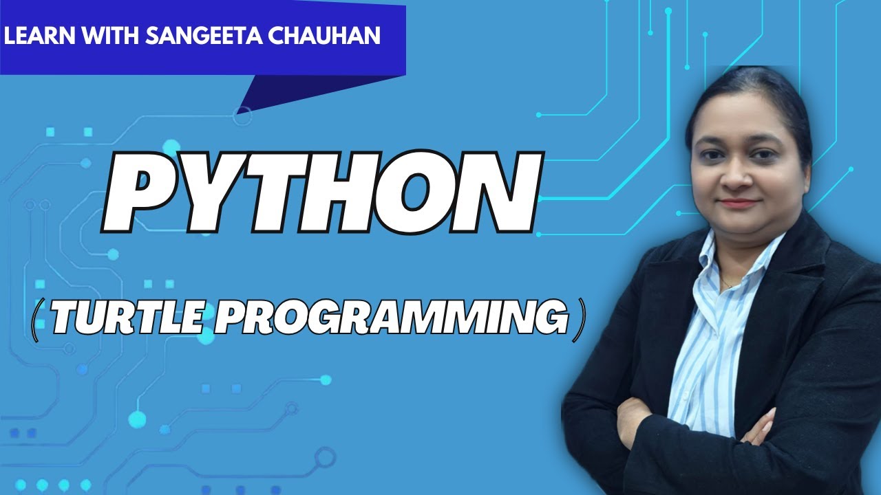 Python Turtle Graphics Tutorial for Beginners | Draw Shapes & Patterns with Python Code