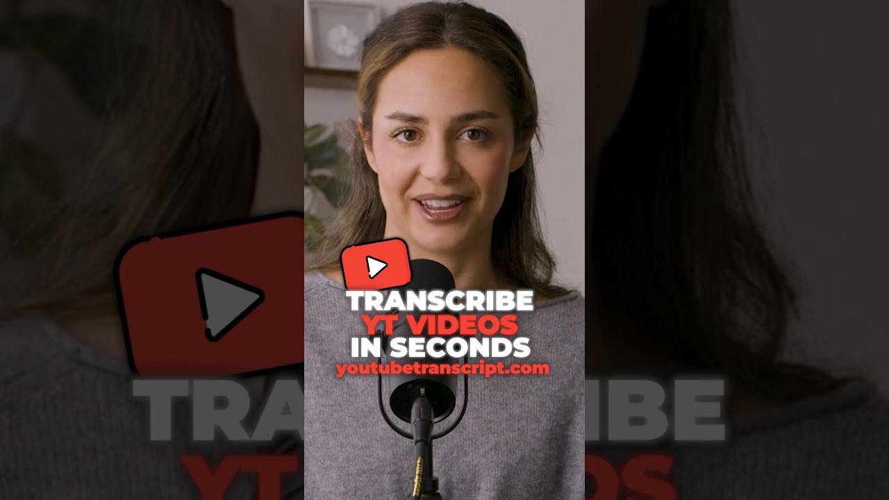 How to create transcriptions for YouTube videos in seconds