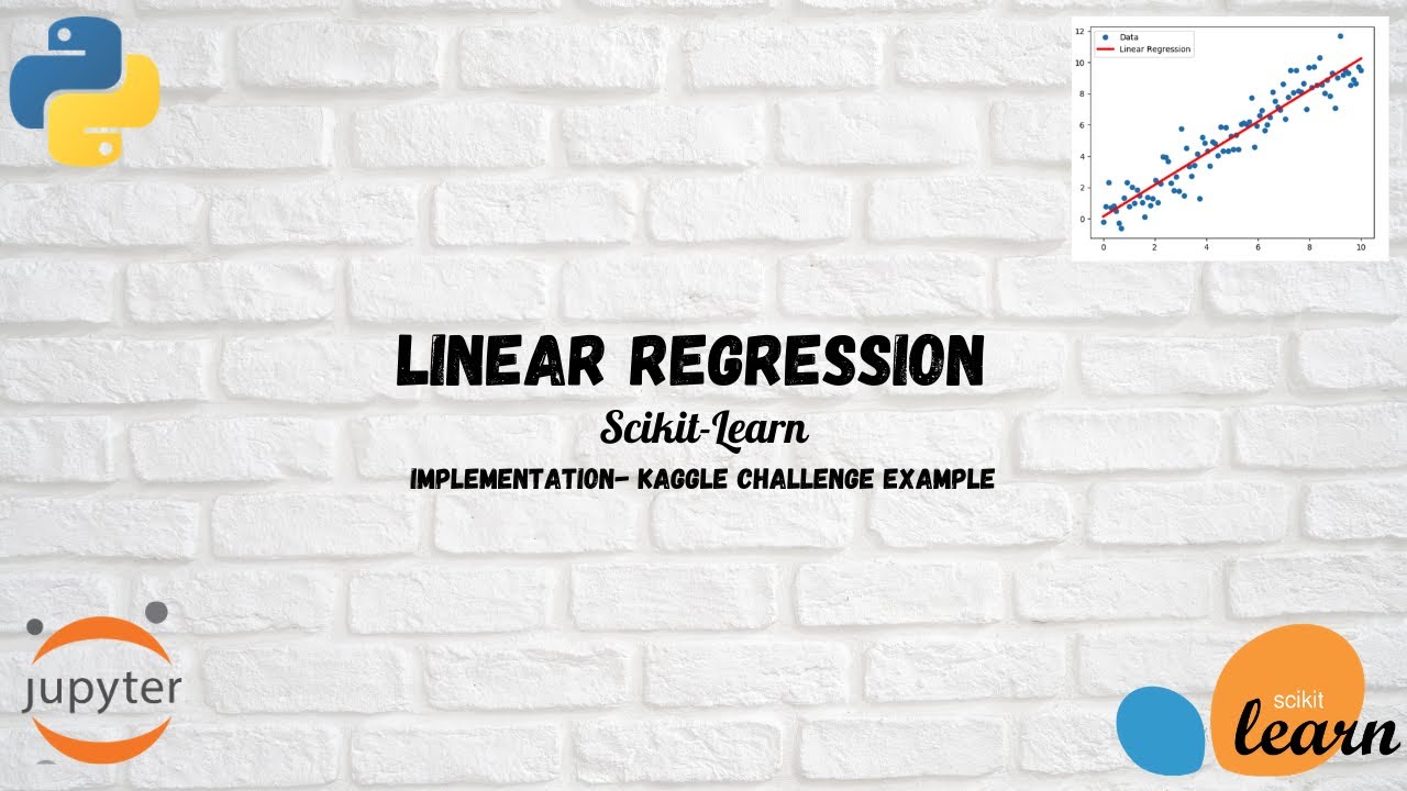 Linear Regression using scikit-learn || Kaggle Challenge.
