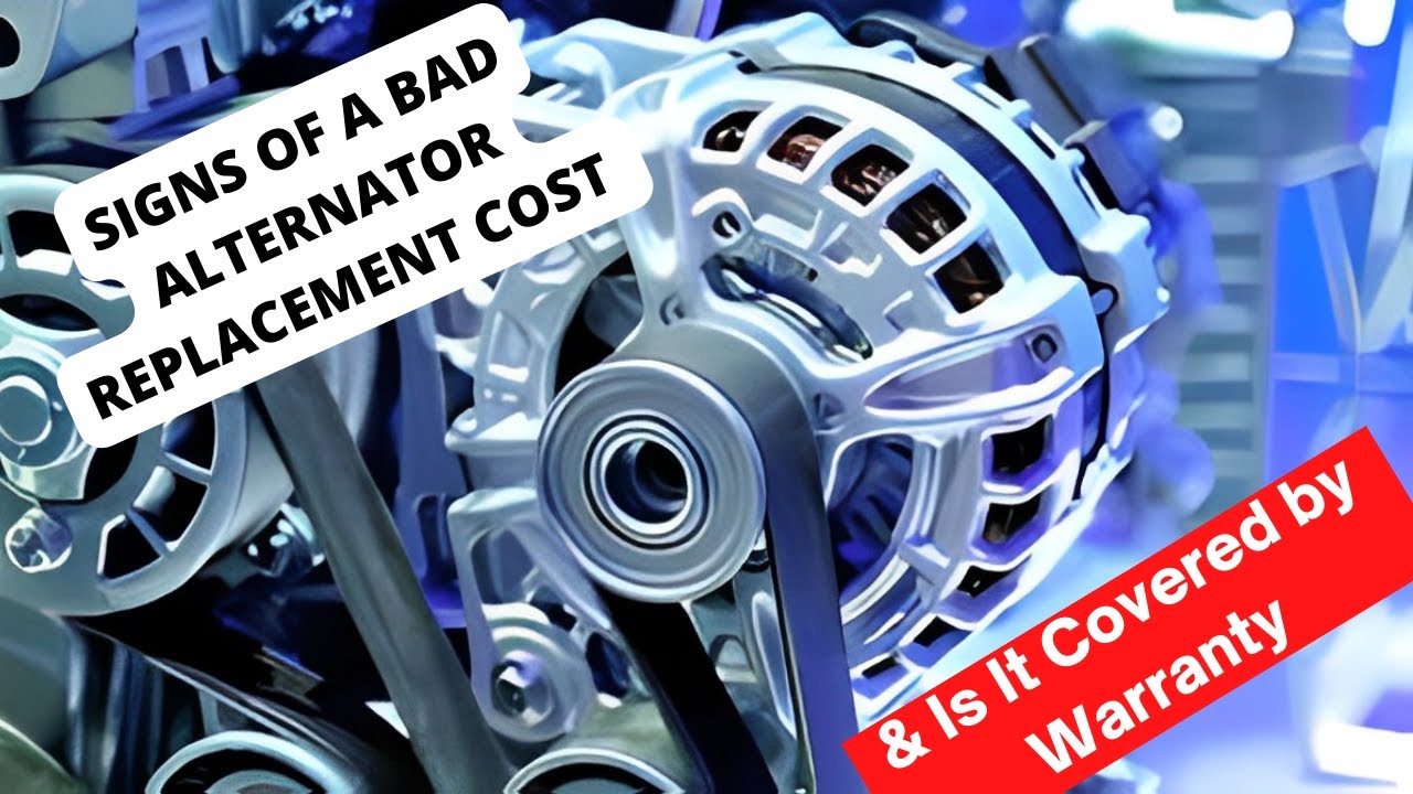 Signs of Bad Alternator Replacement Cost  and Is It Covered by Warranty