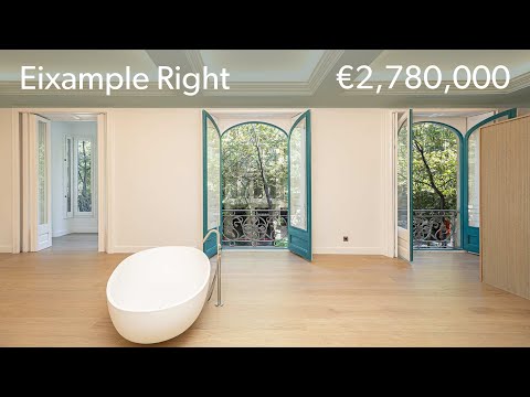 Luxury 347m² apartment with top quality finishes for sale in Eixample Right, Barcelona