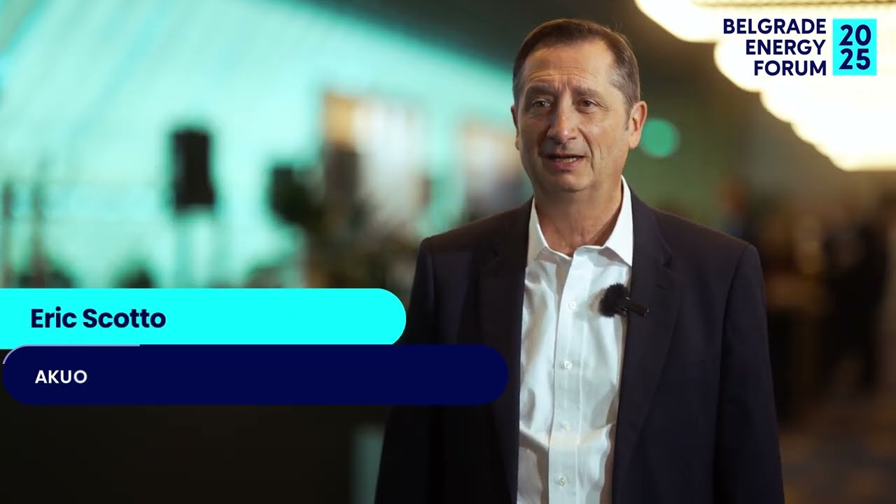 Eric Scotto, CEO, Akuo Energy at the Belgrade Energy Forum