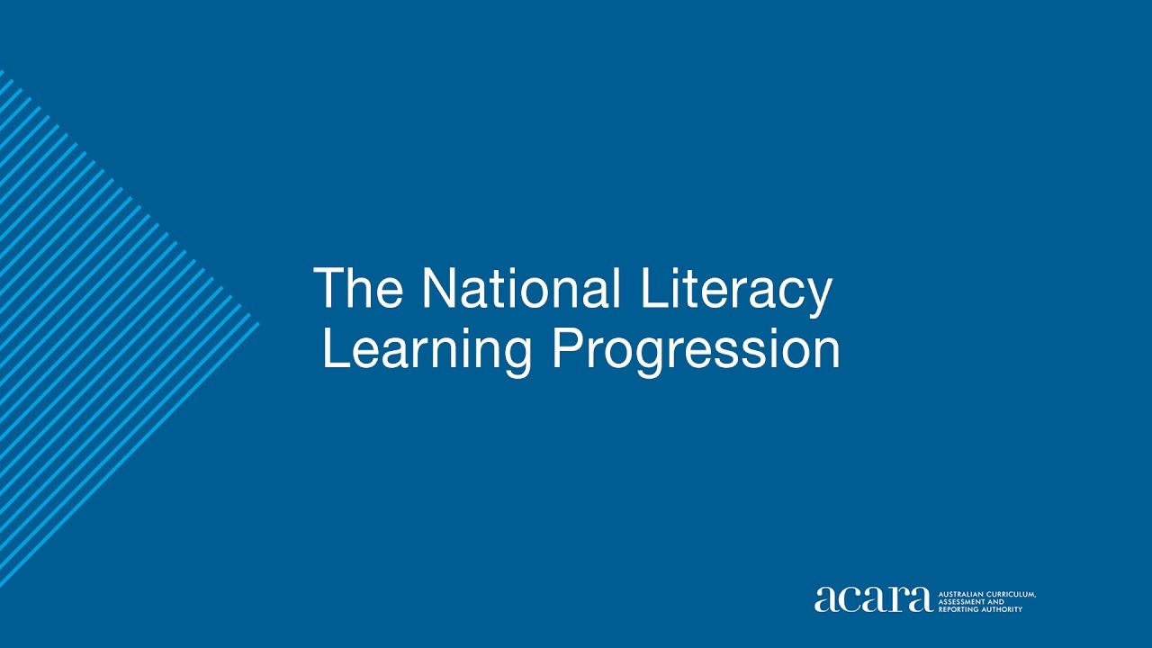 The National Literacy Learning Progression