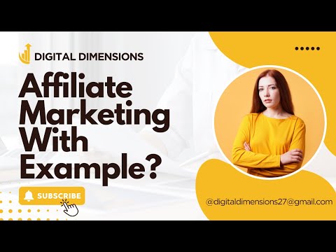 Affiliate Marketing With Example? | Digital Dimensions | Artificial Intelligence