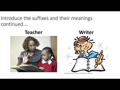 Suffixes er, est, ness