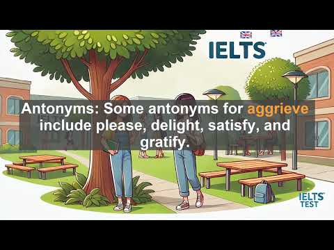 IELTS 8.0 Vocabulary Lesson: Aggrieve - Meaning, Common errors, Synonyms and Antonyms
