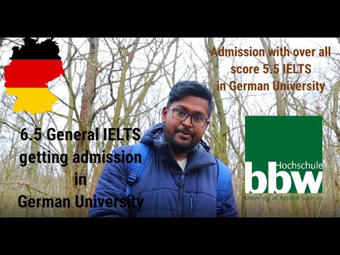 Overall 5.5 IELTS admission in German University | General IELTS 6.5 admission in German University