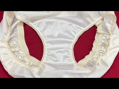 Light Yellow Nylon Panties , Panty Bikini Sexy Half Pants , JINTANA Size L | กางเกงในเซ็กซี่ #525