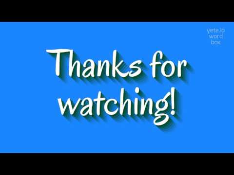 How to say "bingham's"! (High Quality Voices)