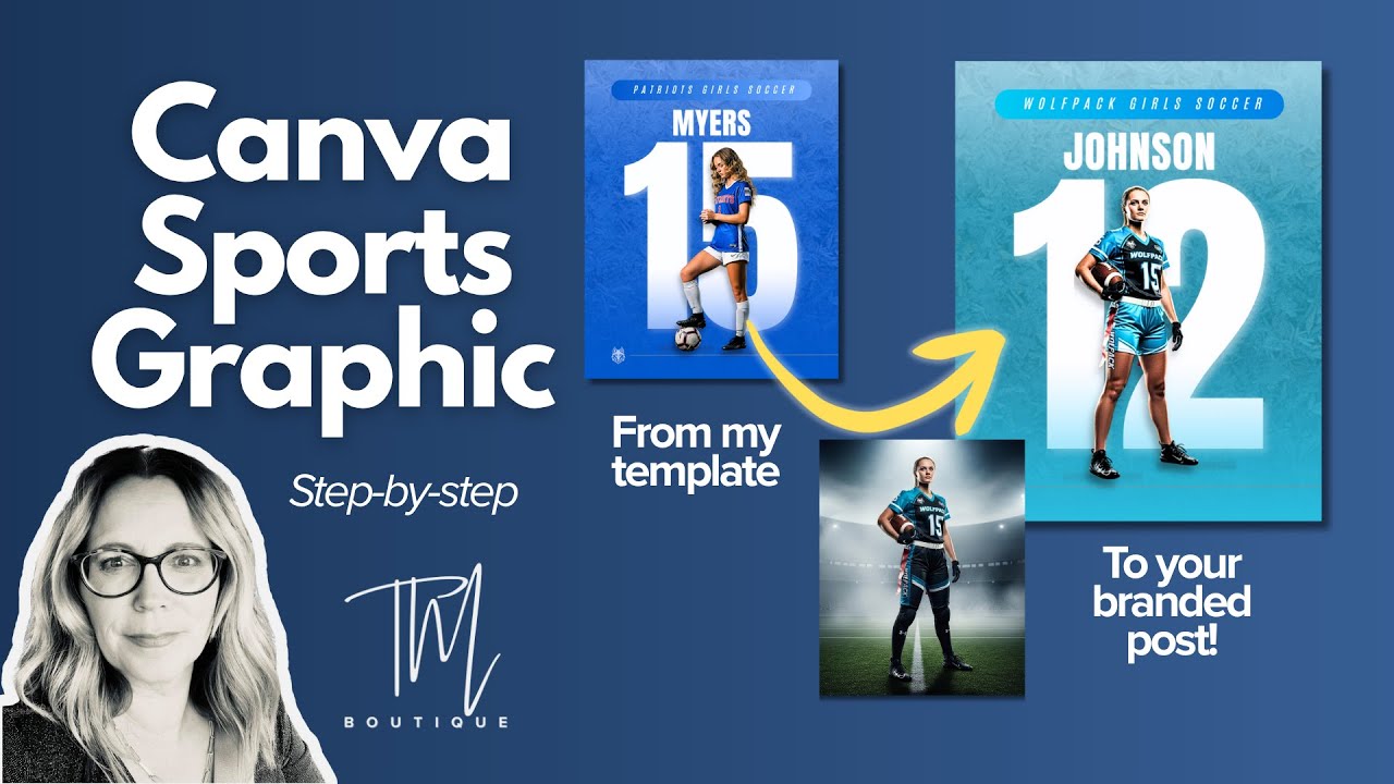 Edit a Sports Graphic in Canva