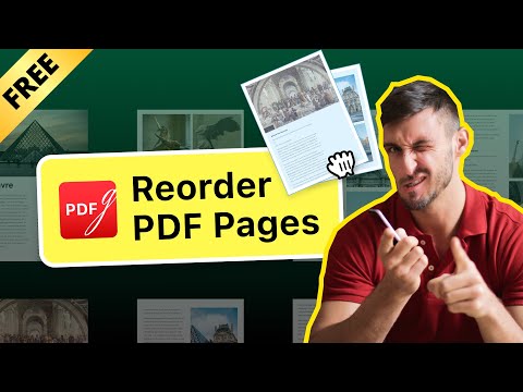 How to Reorder PDF Pages | Rearrange PDF Pages