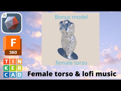 Free STL file Female torso Voronoi (bonus model) ♀️・3D printable object ...