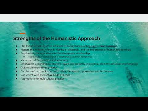 A Humanistic Approach to Generalist Social Work Practice
