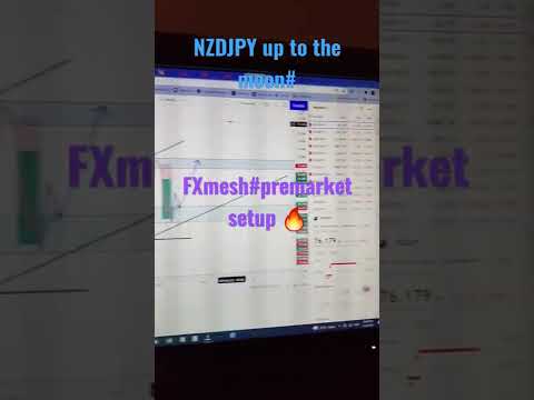 NZDJPY on a upward trend . premarket setup. forex pair analysis *