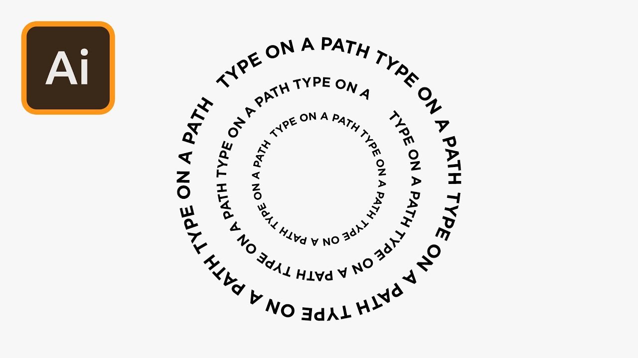 Text on a Path in Illustrator | 2 Minute Tutorial