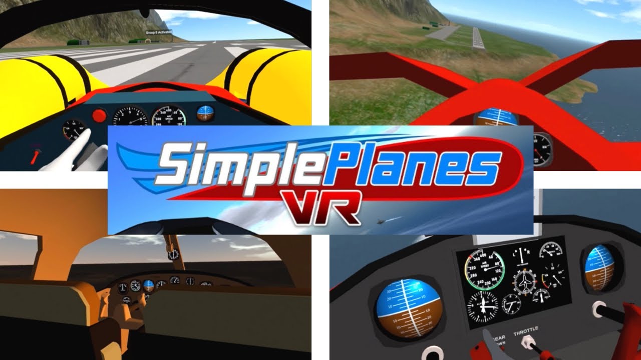 SimplePlanes VR Quest Game Play & Review When in a plane don’t press the Red button