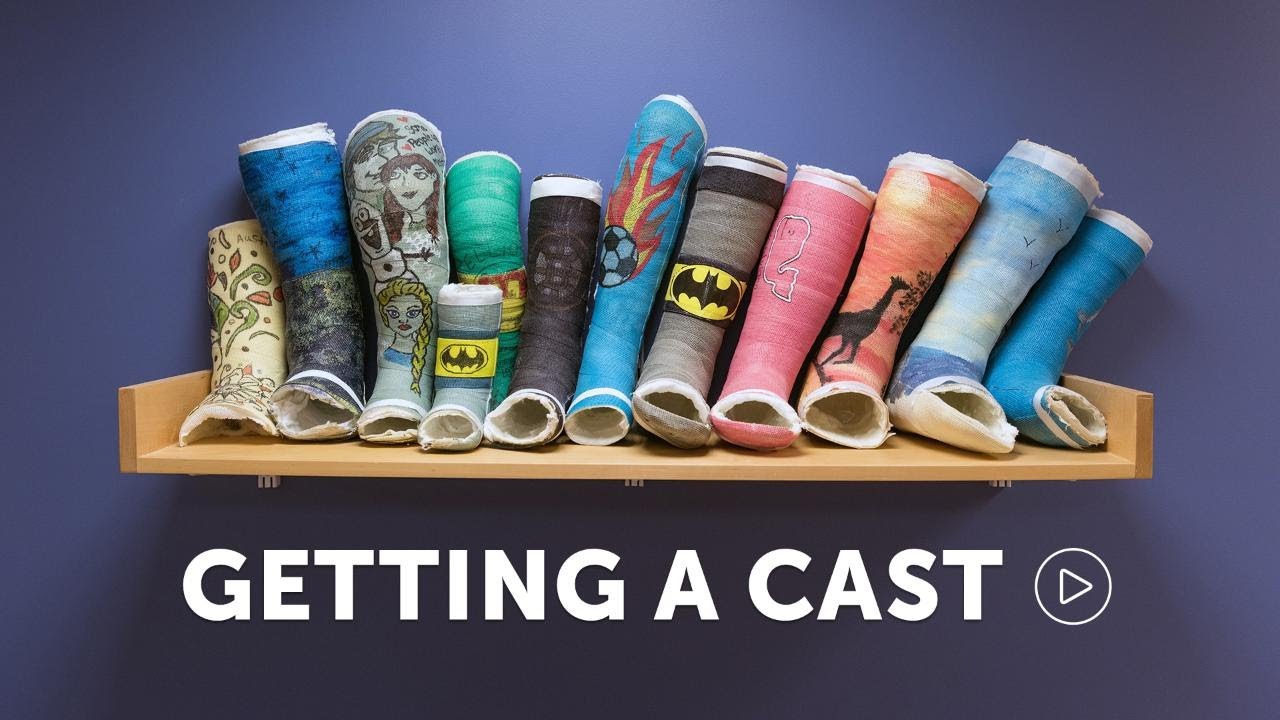 Getting a Cast at Boston Children's Hospital