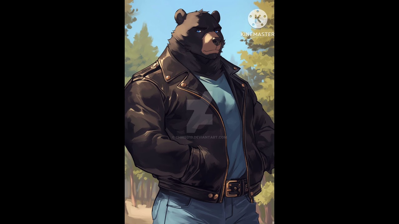 Anthro American black bear subliminal