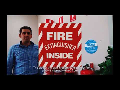 How to Correctly Sign Fire Extinguishers