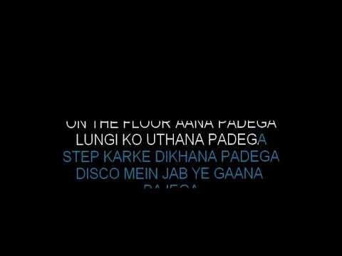 Lungi Dance Karaoke | Chennai Express | Hindi Song Karaoke Track