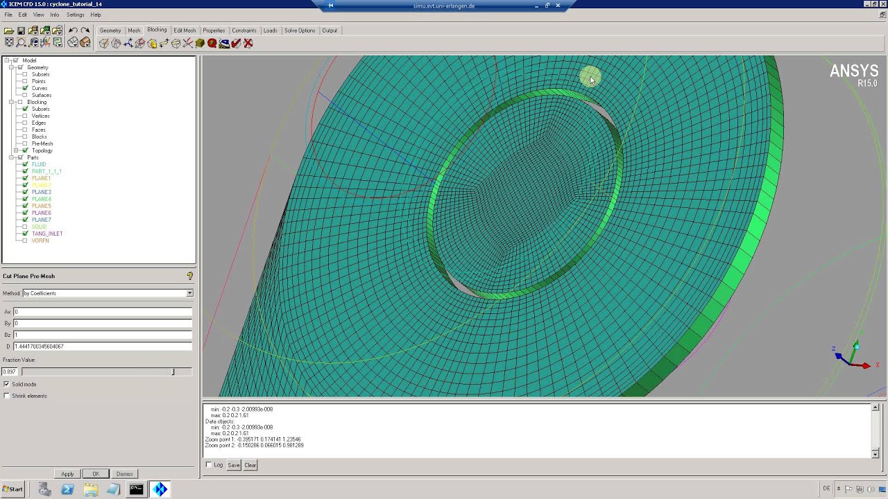 [TUTORIAL] CFD Cyclone Simulation using ICEM CFD and ANSYS FLUENT